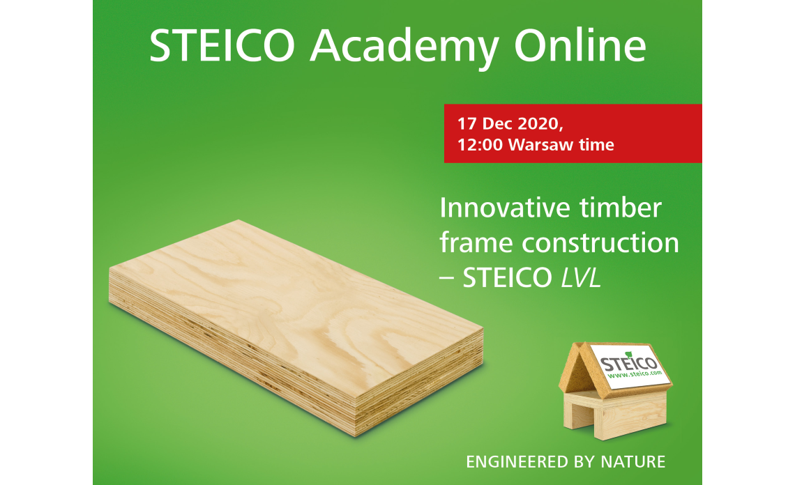 Free STEICO Academy webinar - “Innovative timber frame construction ...
