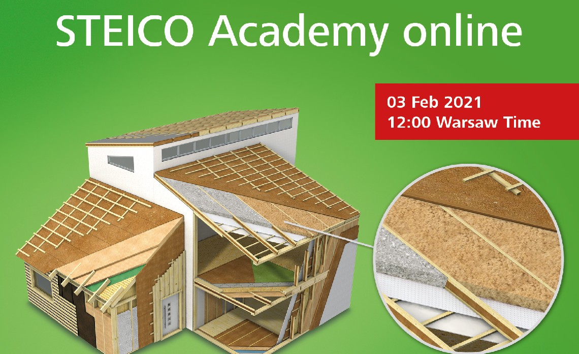 Free STEICO Academy Webinar - "STEICO Roof System" • Vides Tehnika